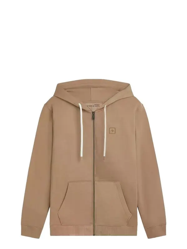 Scotch & Soda Zip-up Hoodie - Brown