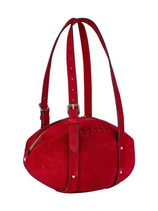 Monse Football Shoulder Bag - Red