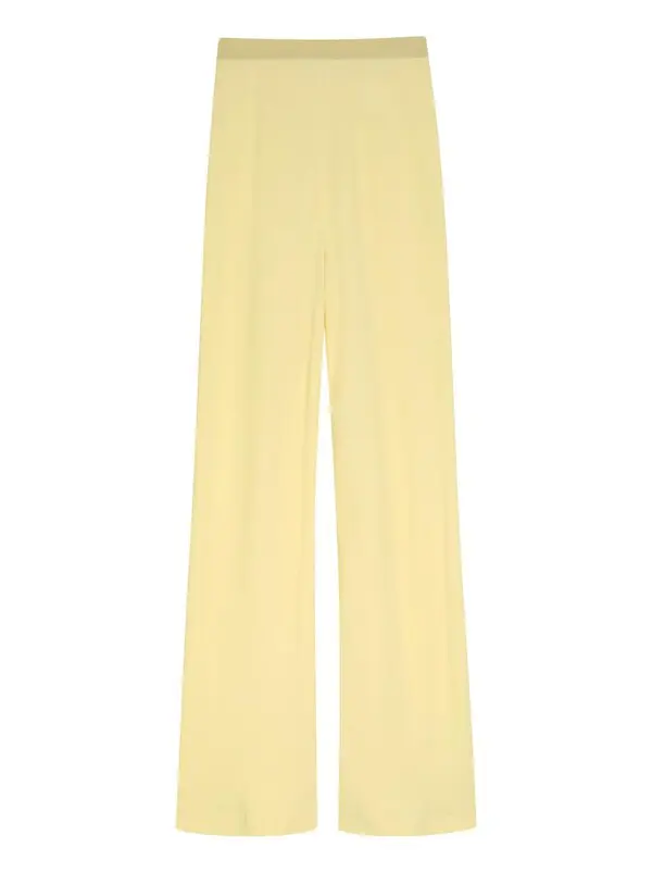 Wardrobe.NYC Straight-leg Crepe Trousers - Yellow