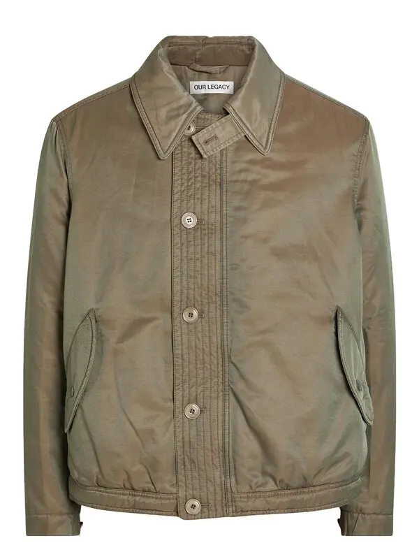 Our Legacy Auto Quilted Twill Jacket - Taupe