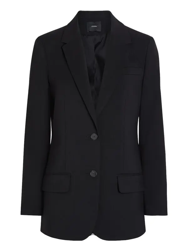 JOSEPH Jackie Stretch-wool Blazer - Black
