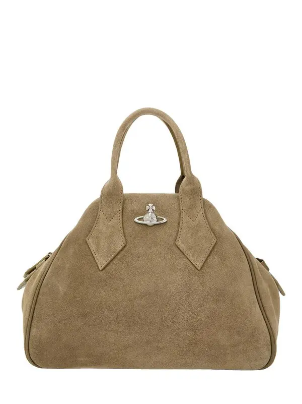 VIVIENNE WESTWOOD Yasmine Medium Top Handle Bag - Brown