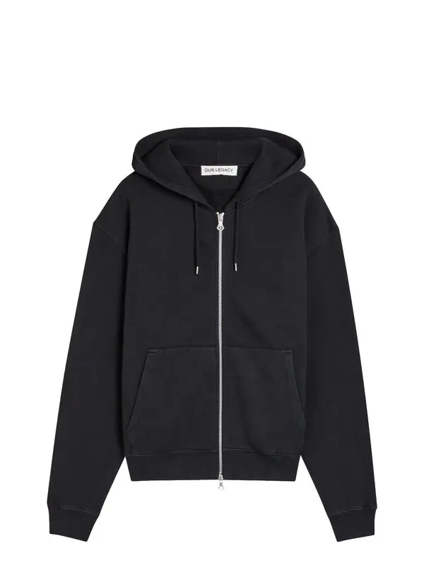 Our Legacy Rascal Hooded Cotton Sweatshirt - Black
