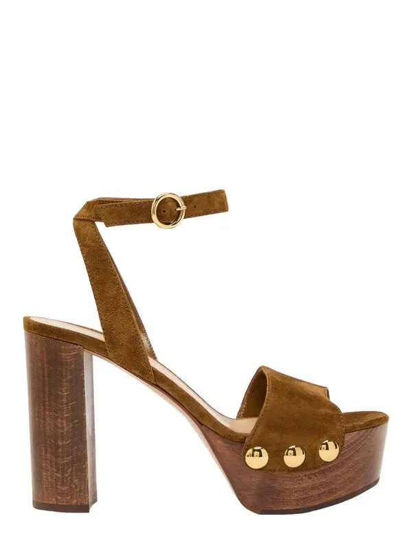 GIANVITO ROSSI Ardéa 110 Platform Sandals - Brown