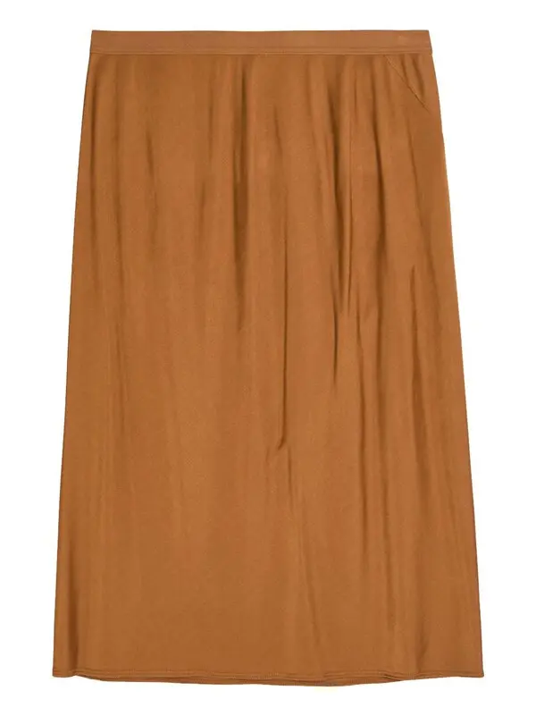 Rick Owens Stretch-jersey Knee-length Skirt - Tan