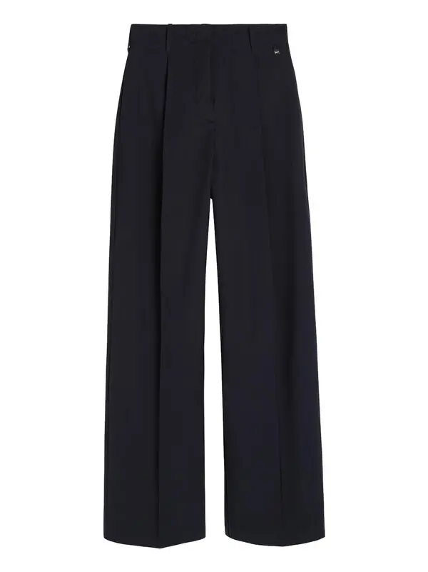 Herno Straight-leg Stretch-woven Trousers - Blue
