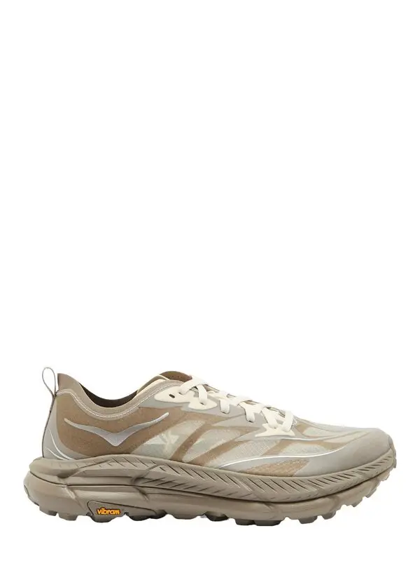 HOKA Mafate Speed 4 Panelled Mesh Sneakers - Brown