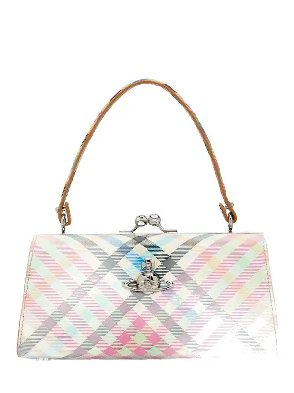 VIVIENNE WESTWOOD Doll Xl Plaid Top Handle Bag - Multicoloured