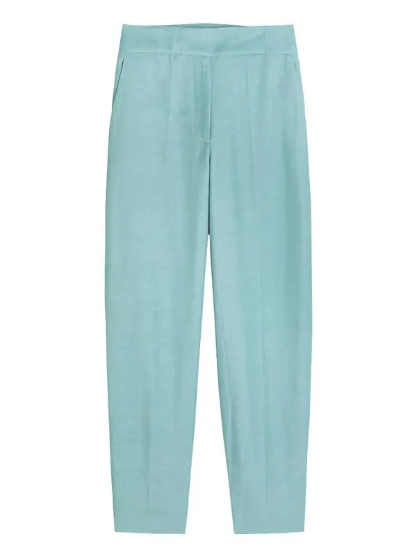 JOSEPH Aix Tapered-leg Trousers - Light Blue