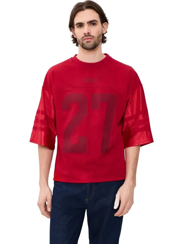 Rhude Lightning Football Jersey - Red