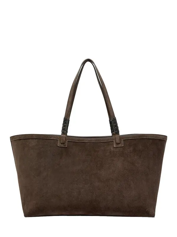 METIER Cala 42 Suede Tote Bag - Chocolate