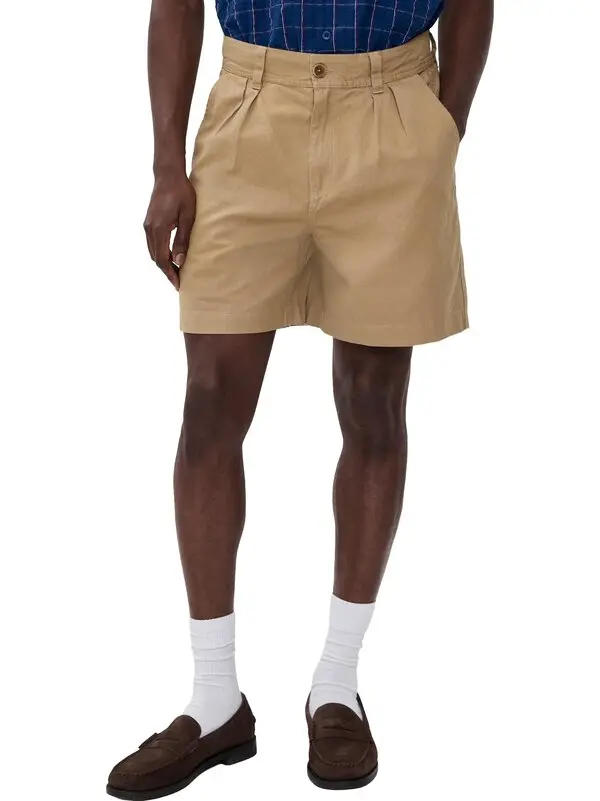 MCTAVISH Hemp Twill Shorts - Tan