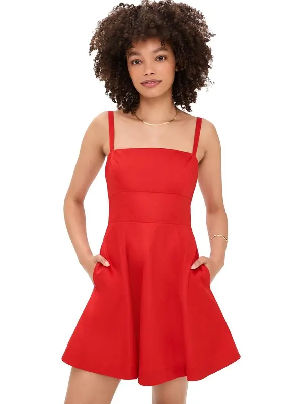 Hill House Home The Margot Mini Dress - Red