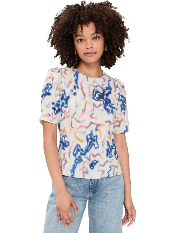 Ulla Johnson Corine Silk Top - Prism