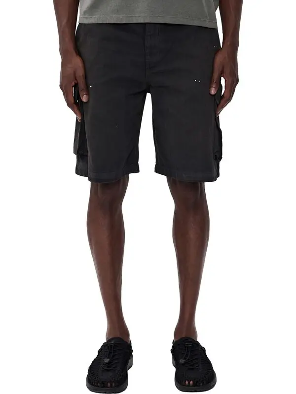 Our Legacy Mount Utility Shorts - Nebula Wash Jungle Herringbone