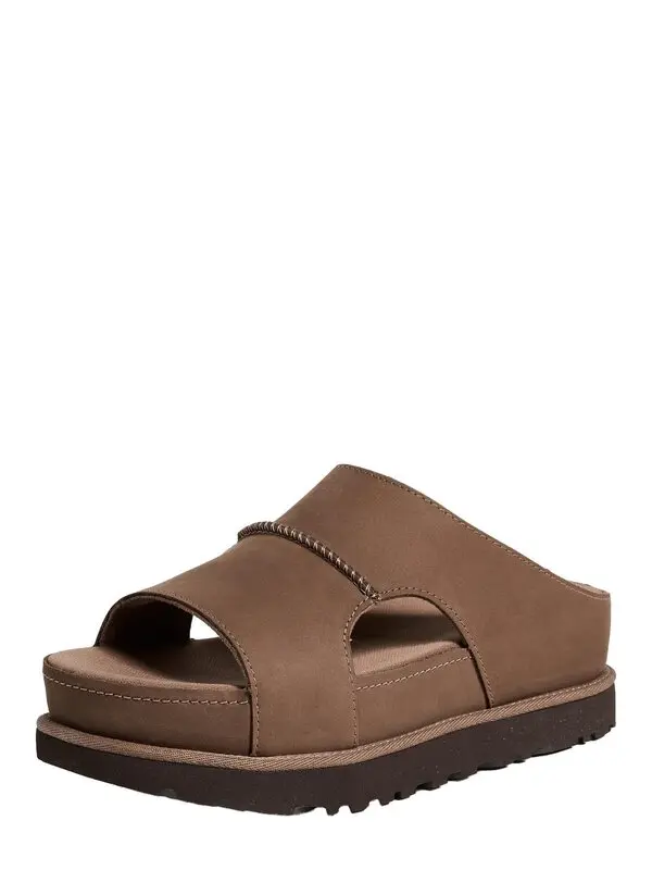 UGG Goldenstar Cutout Slides - Dark Chestnut