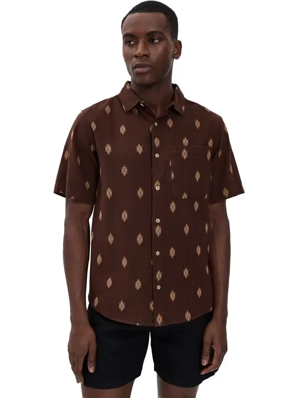 MCTAVISH Button Up Shirt - Brown Multi