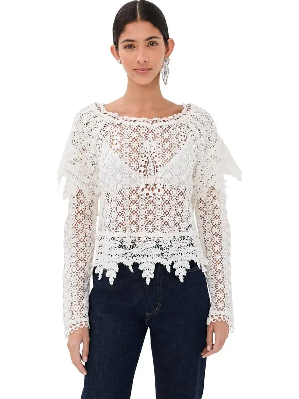 Isabel Marant Hyliana Blouse - White