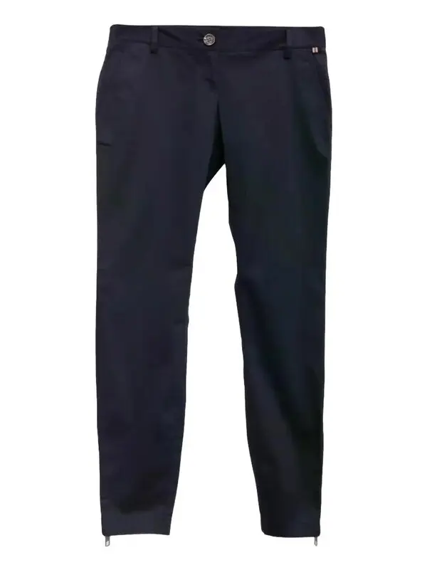 Burberry Side-zipped Trousers - Blue