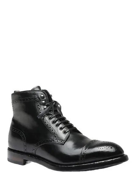 Officine Creative Temple 004 Leather Ankle Boot - Black