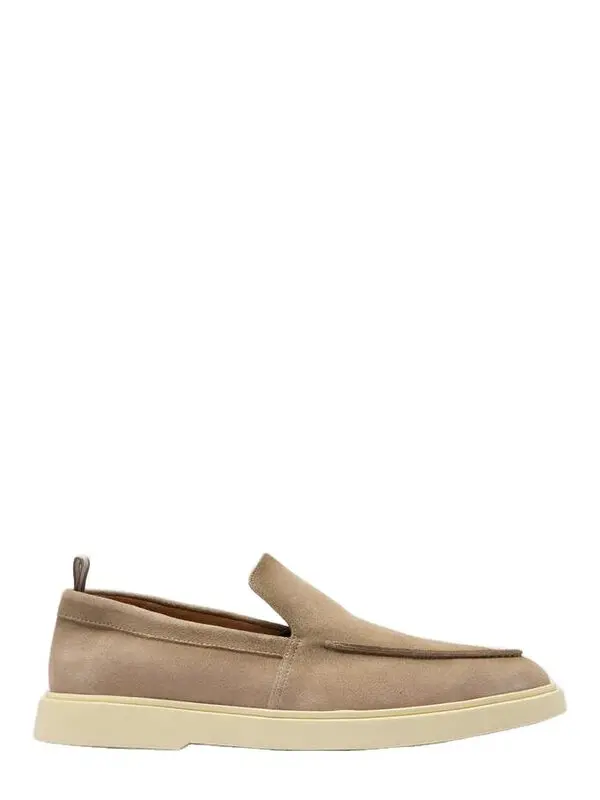 Officine Creative Bones 002 Suede Loafer - Beige