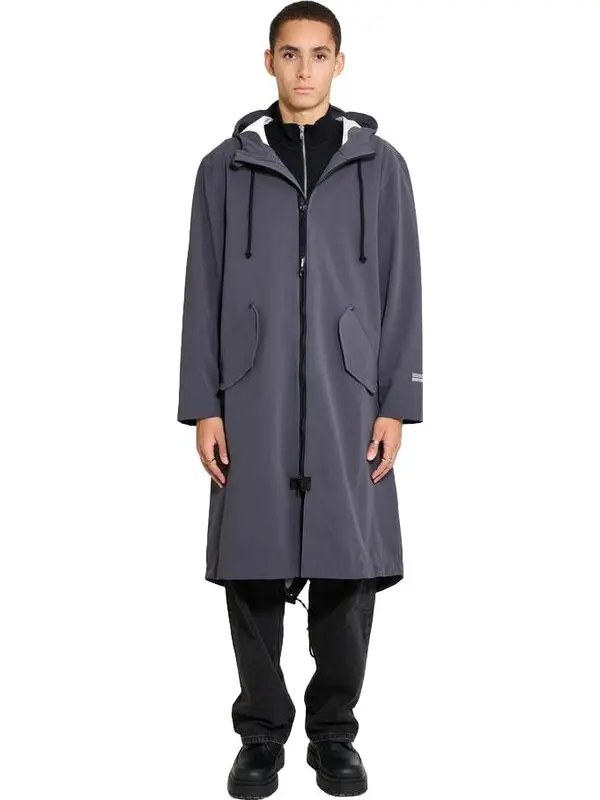 Stutterheim Martins Fishtail Parka - Mystic Blue