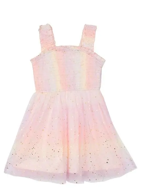 ISOBELLA & CHLOE Sprinkles Ruffled Dress - Pink