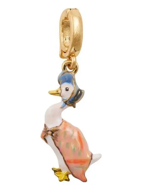 FABLE ENGLAND X Peter Rabbit Jemima Charm - Gold