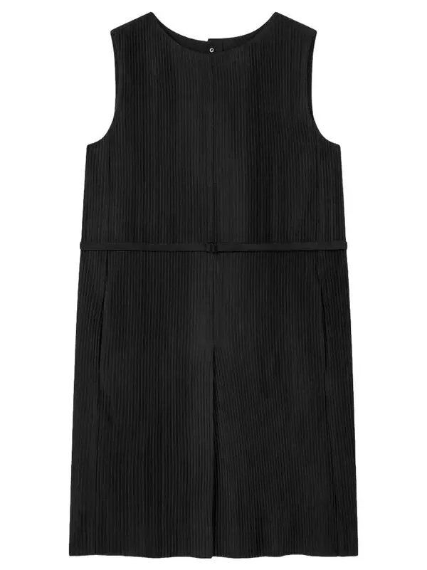 STUDIO TOMBOY Corduroy Belted Dress - Black