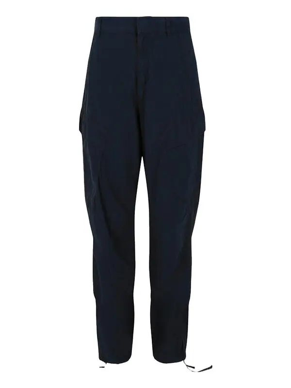 Givenchy Wide Leg Cargo Pants - Petrol Blue