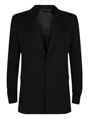 Givenchy Extra Fitted Singlebutton Blazer - Black