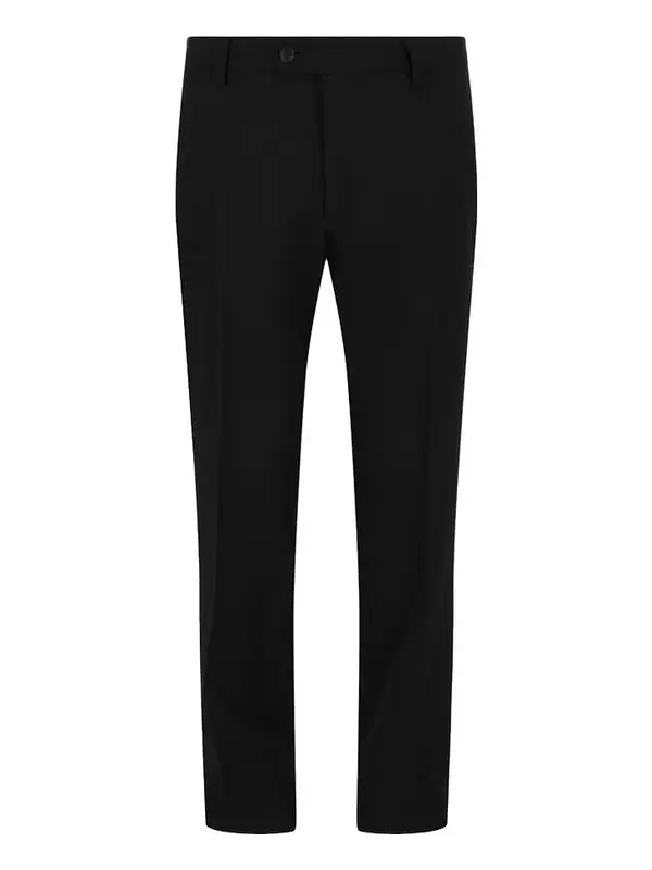 FERRAGAMO Metallic Striped Trousers - Black
