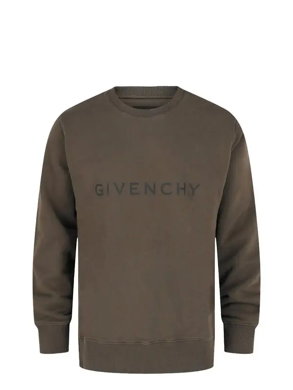 Givenchy Logo Sweatshirt - Khaki