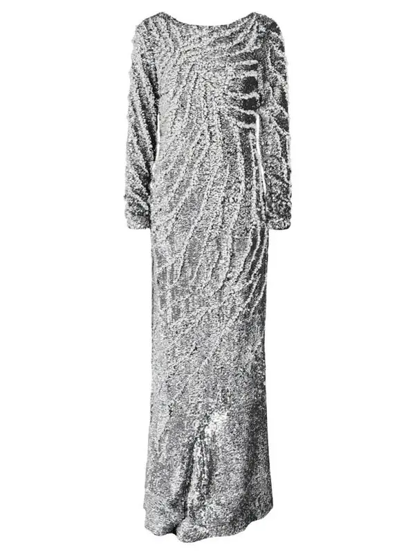 Givenchy Sequined Mermaid Gown - Silver