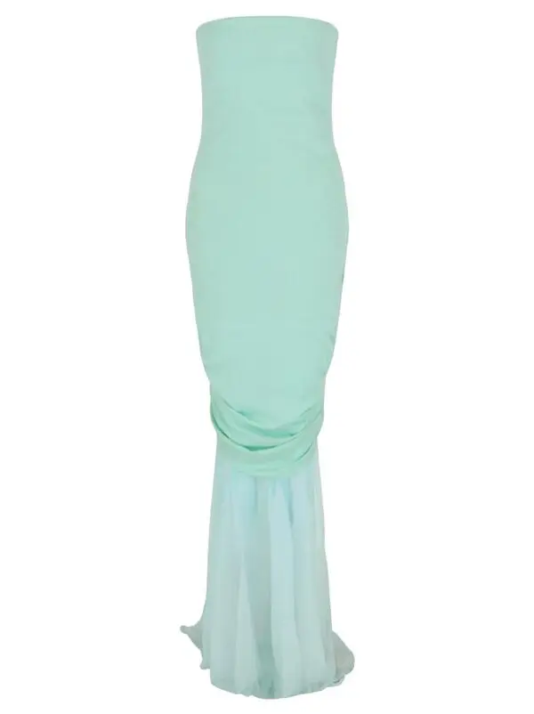 Givenchy Bow Mermaid Gown - Green Mint