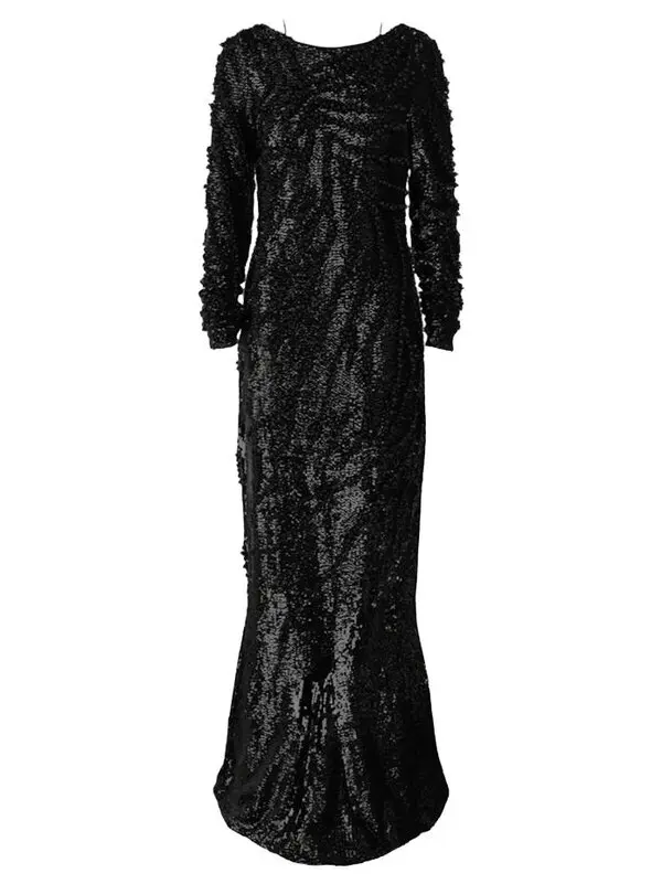 Givenchy Sequined Mermaid Gown - Black