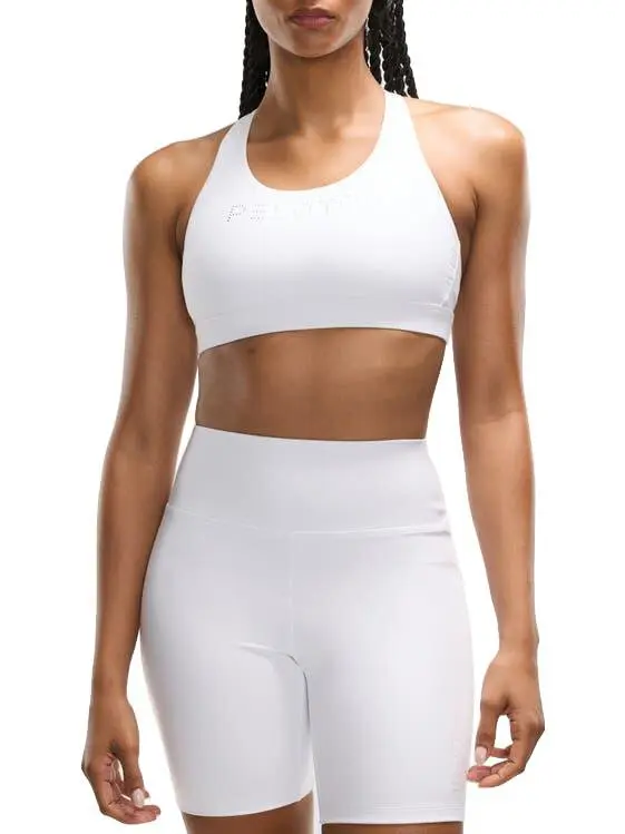 PELOTON Cadent Everyday Racerback Bra - White