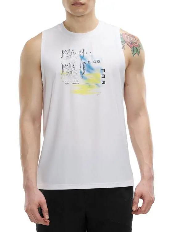 PELOTON Essential Muscle Tank - White