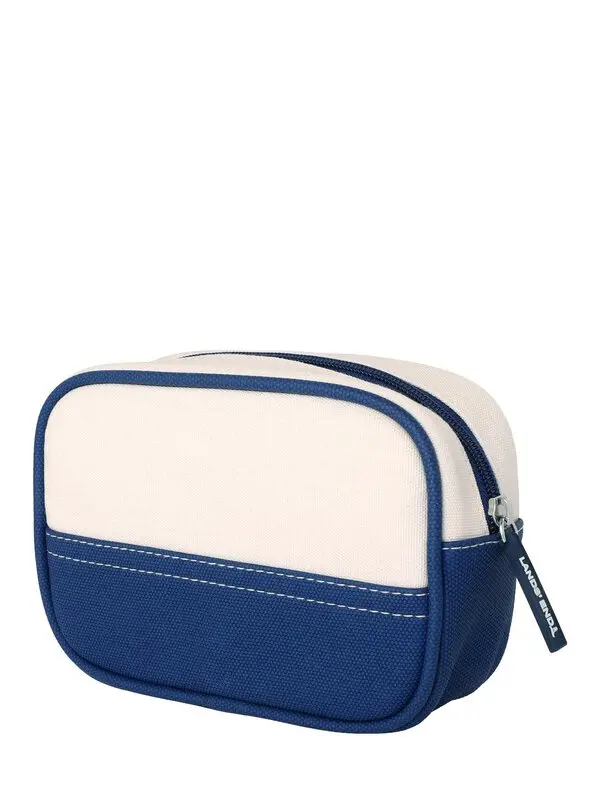 LANDS' END Rectangular Travel Dopp Kit - Navy