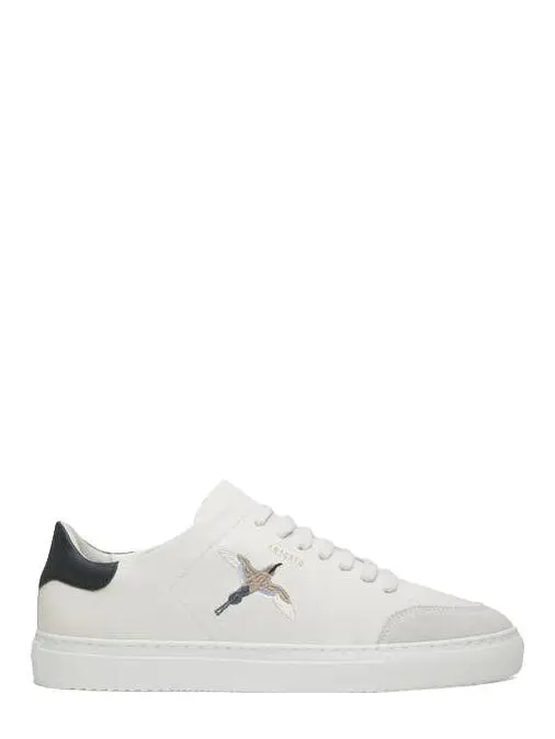 Axel Arigato Clean 90 Bee Bird Leather Sneakers - White/dark Blue