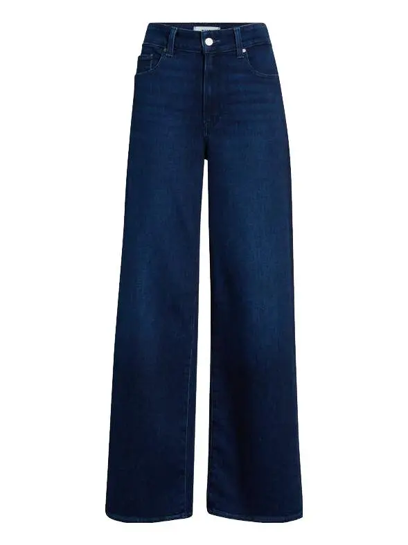 Paige Sasha High-waist Wide-leg Jeans - Mnlitmarin