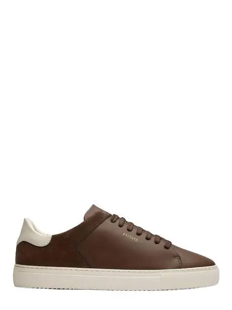 Axel Arigato Clean 90 Split Leather Sneakers - Brown/off White
