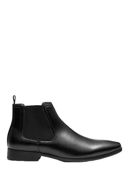 UNCUT Chelsea Dress Boot - Black Pu