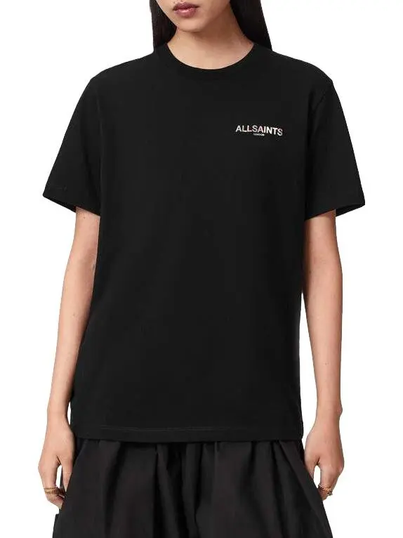 ALLSAINTS Blaze Cotton Graphic T-shirt - Black