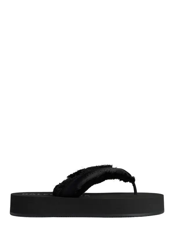 Balenciaga Jet Lag Thong - Black