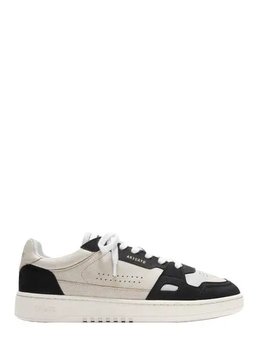 Axel Arigato Dice Lo Cracked Leather Sneakers - Beige/black