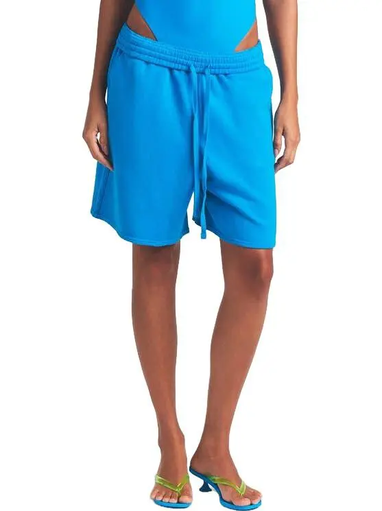 SKIMS French Terry Basketball Shorts - Cerulean
