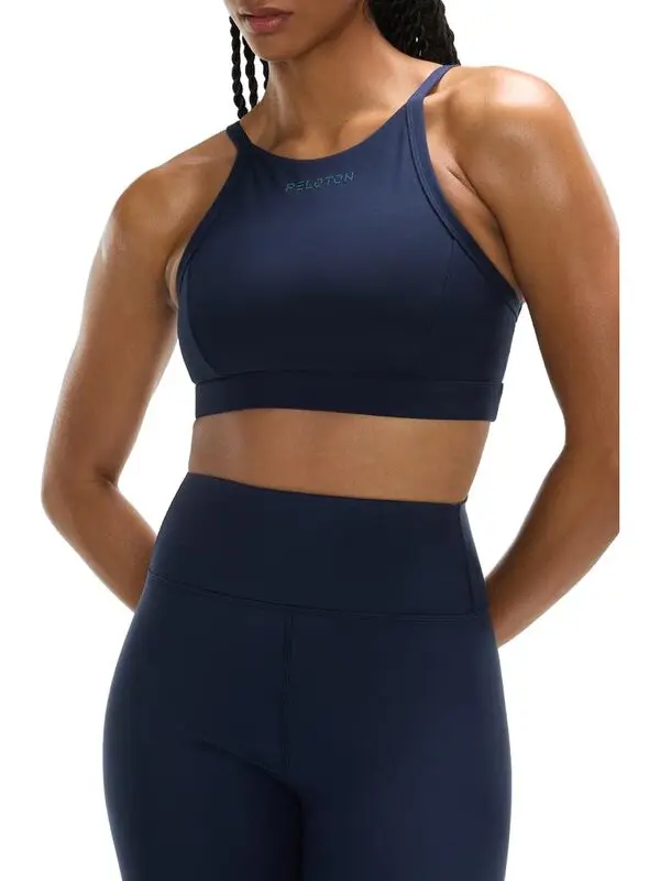 PELOTON Cadent Racer Front Bra - Deep Navy