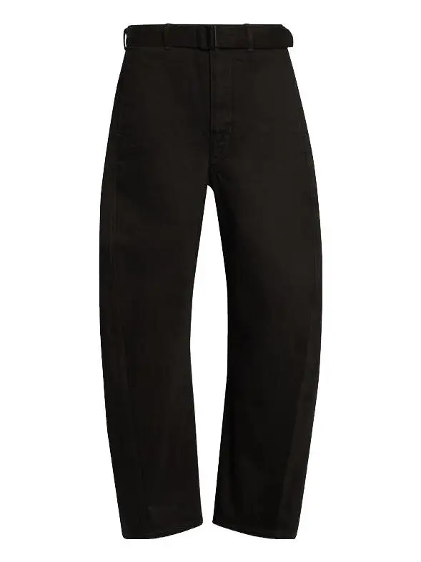 LEMAIRE Twisted Belted Pants - Slate