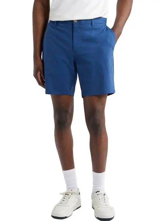 Johnnie-o Stretch Cotton Blend Chino Shorts - Lake